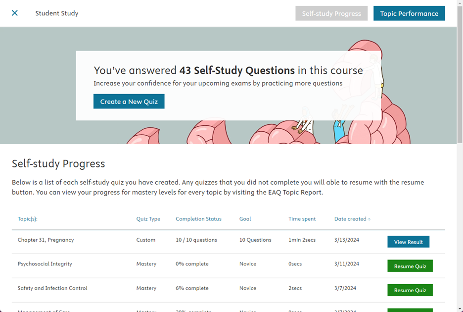 How can I use EAQ self-study to expand my knowledge and prepare for ...