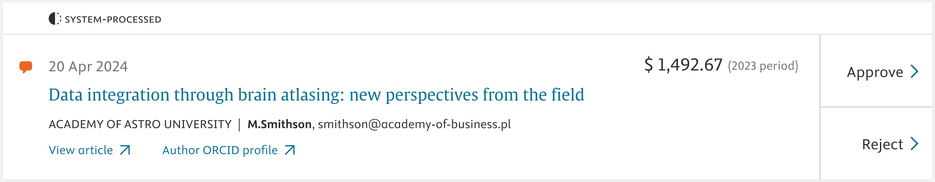 What is a system-processed request? | Elsevier Open Access Platform ...