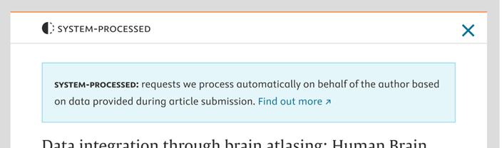 What is a system-processed request? | Elsevier Open Access Platform ...