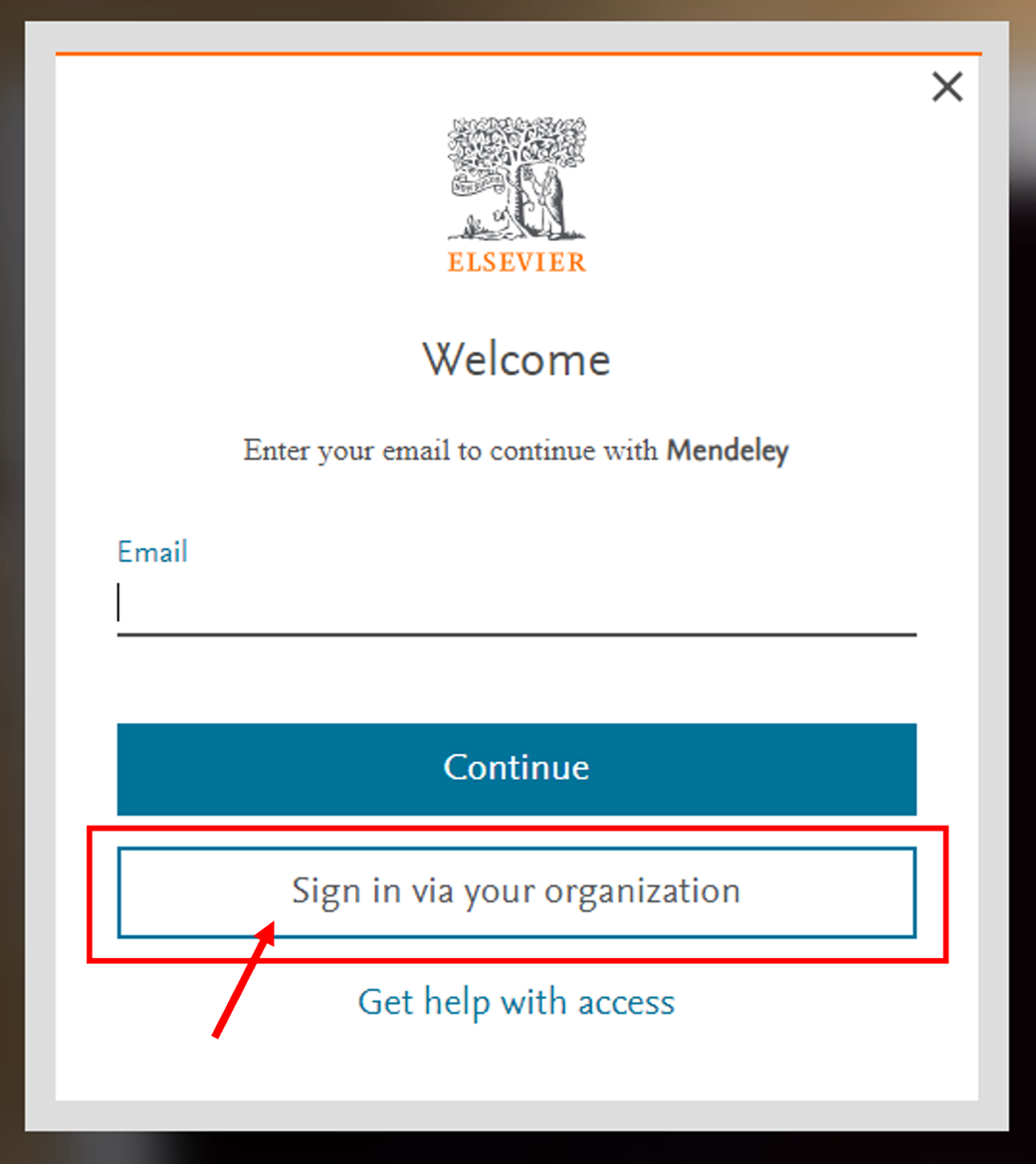 How do I find my organization? | Elsevier Access Support Center