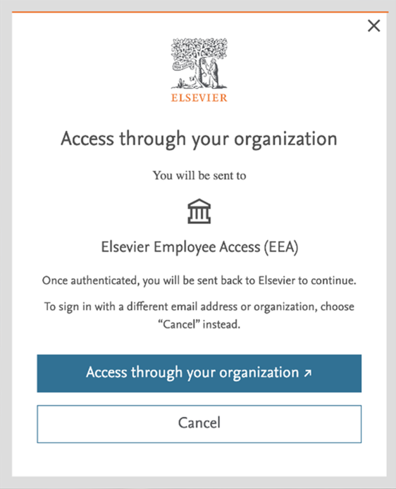 Get help with accessing Elsevier products - Evolve Support Center
