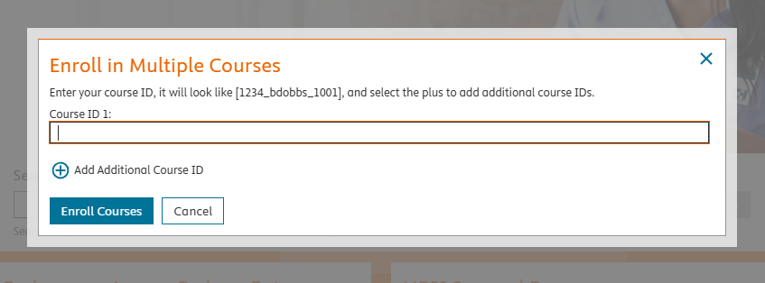 How do I enroll into my instructor's course? - Evolve Support Center