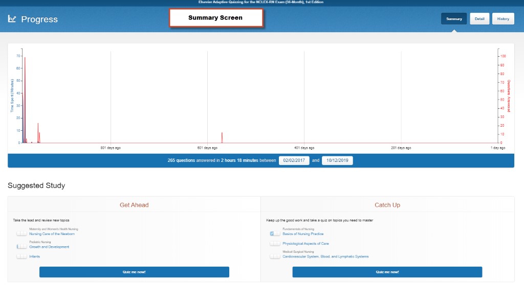How do I view my progress in EAQ Classic? - Elsevier Adaptive Quizzing ...