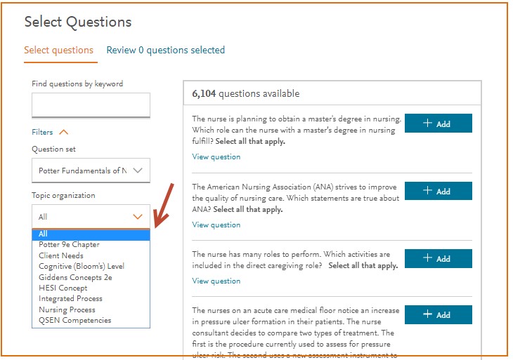 How to create a Custom by Question quiz in EAQ NG ? - Elsevier Adaptive ...