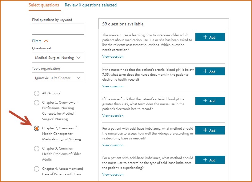 How to create a Custom by Question quiz in EAQ NG ? - Elsevier Adaptive ...