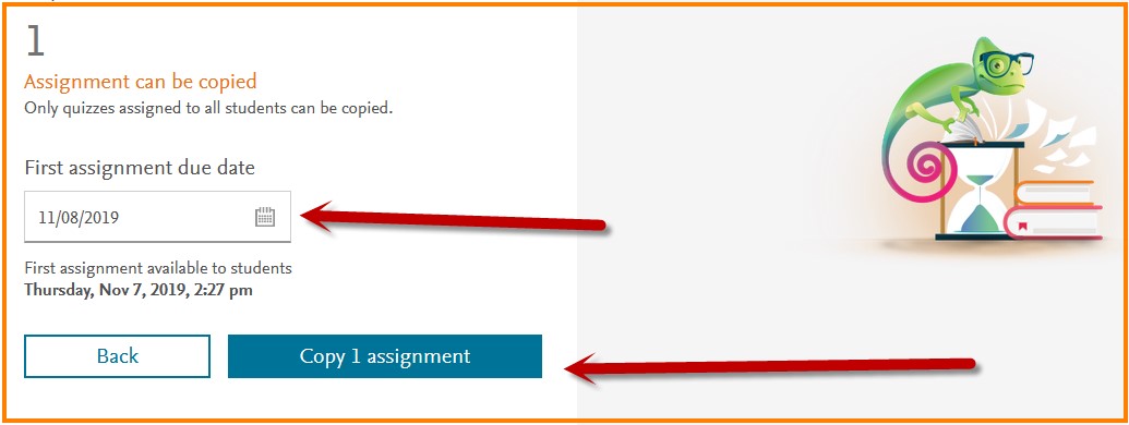 How do I copy my assignments to a new course in EAQ NG? - Elsevier ...