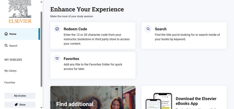 How do I redeem a VitalSource Bookshelf code for my ebook? - Evolve ...