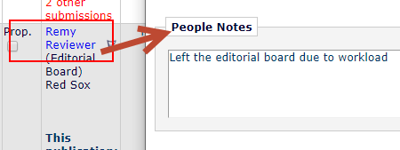 How can editors add notes to people records in Editorial Manager ...