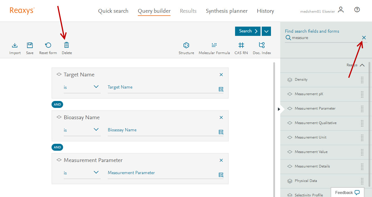 How do I search for substances using Reaxys Target and Bioactivity ...