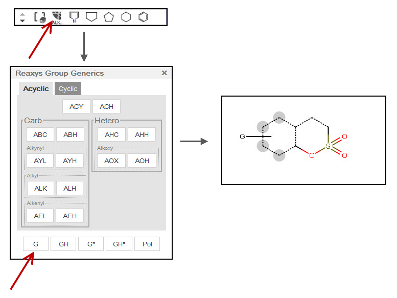 Structure drawing workflow | Reaxys Support Center