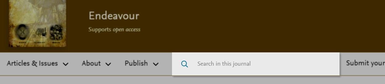 What can I do on a journal home page? - ScienceDirect Support Center