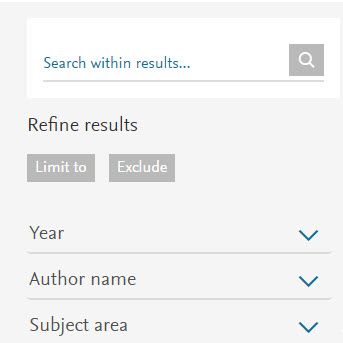 How do I work with document search results? - Scopus: Access and use ...