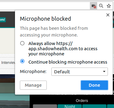 Speech to Text error messages - Shadow Health Support Center
