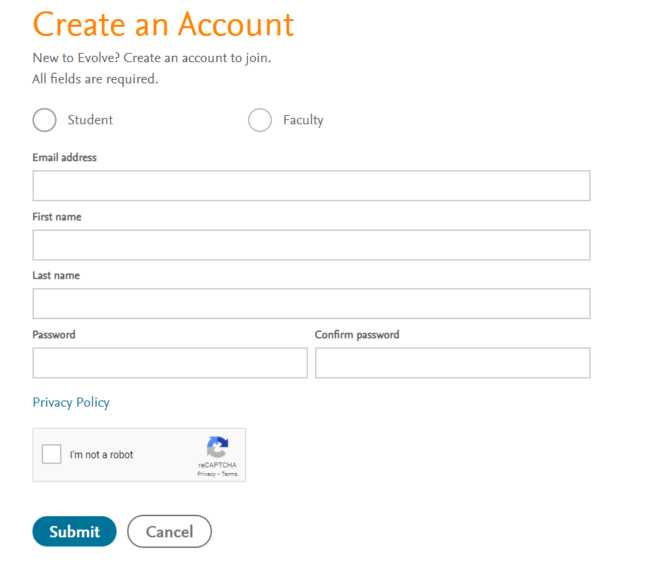 Evolve enrollment - Evolve Support Center