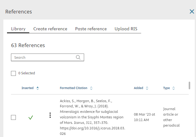 How do I work with References in Elsa? - Journal Article Publishing ...