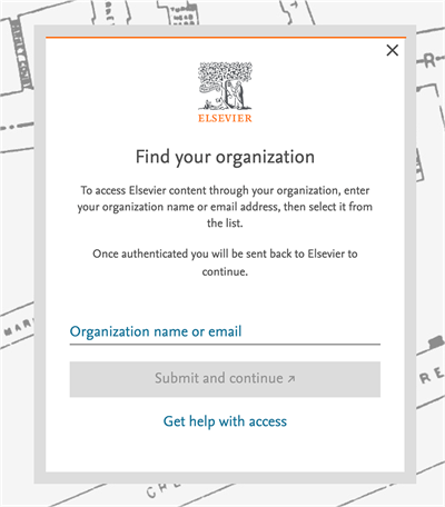 How do I find my organization? - Scopus Support Center