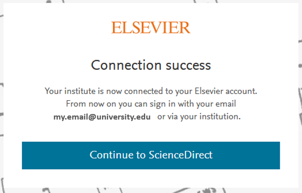 How do I add my institutional/SSO credentials to my Elsevier account ...