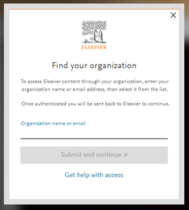 How do I get access when I am not in my organization? | Embase Support ...