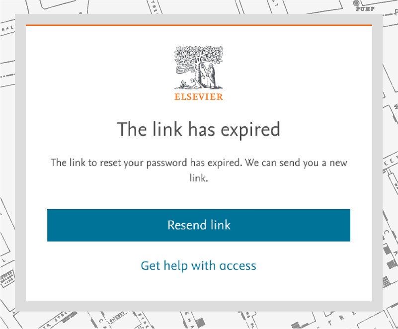 Why is my link expired? | Elsevier Access Support Center
