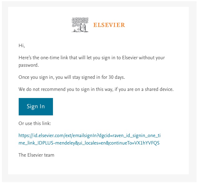How do I sign in using a one-time link? - Evolve Support Center