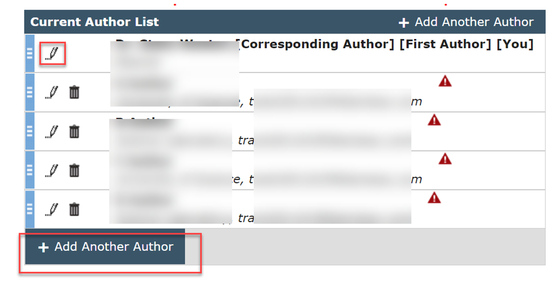 How do I enter author contributor roles (CRediT) in Editorial Manager ...