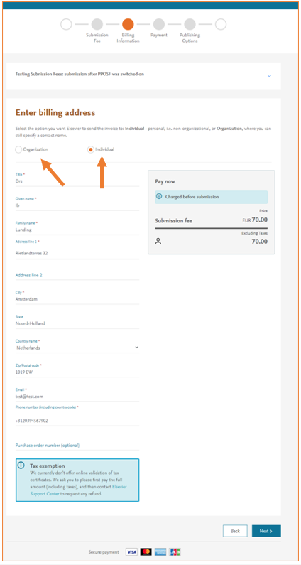 How do I pay for my Submission Fee charge? - Journal Article Publishing ...
