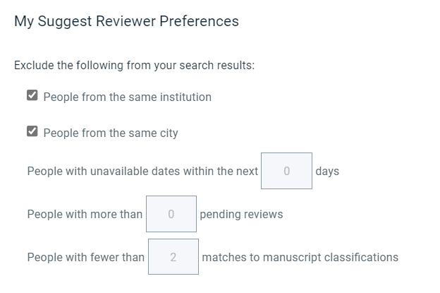 How can I set my Suggest Reviewer preferences in Editor Manager ...