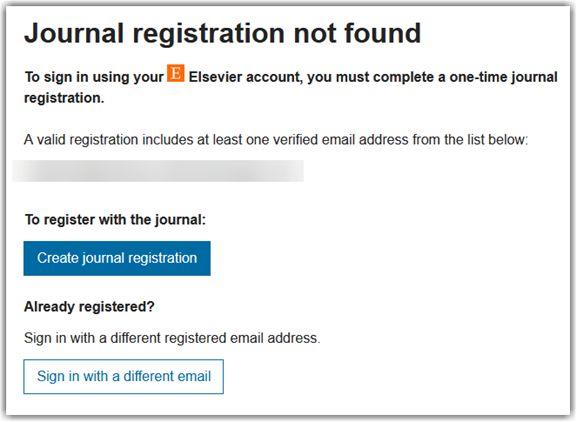 How can I use the Elsevier Account for single sign-on to Editorial ...