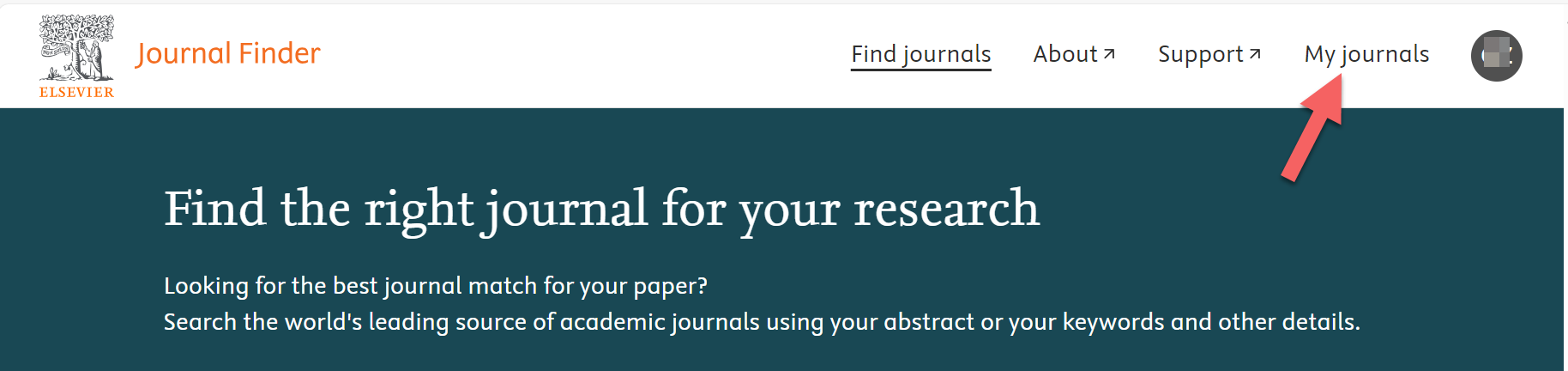 How can I find the right journal for my paper in Journal Finder ...