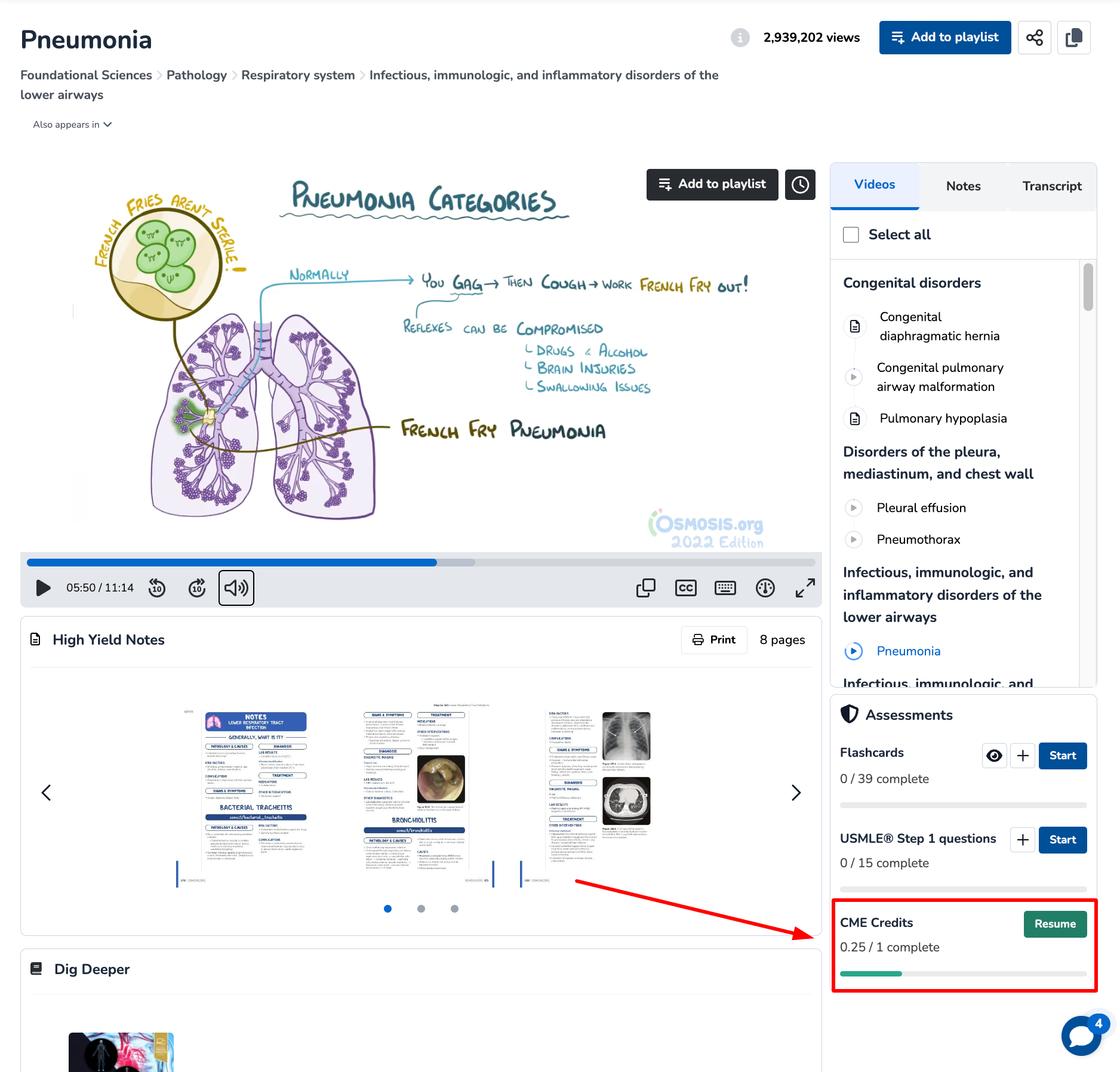 Continuing Medical Education / Continuing Education Credits | Osmosis