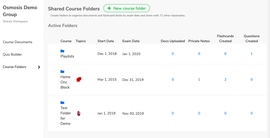 Navigate your Materials Using Folders | Osmosis